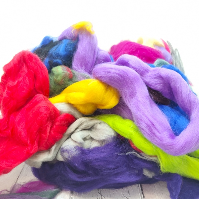 Mixed Wool Laps Pack - 500gm