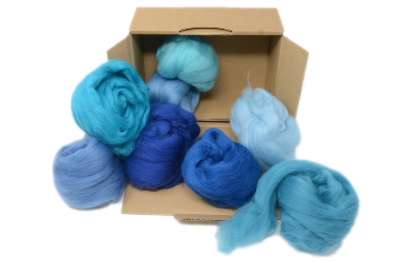 Blue Merino Wool Selection Pack